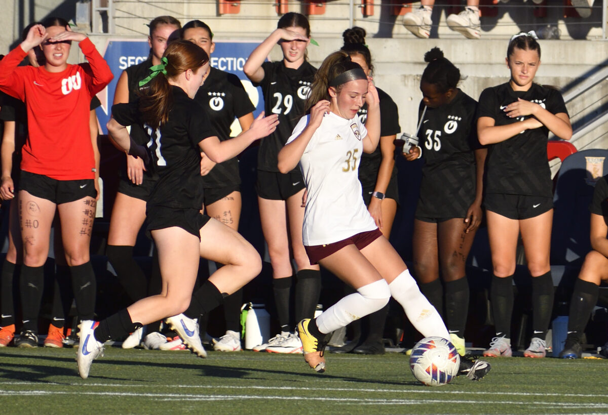 Maple Mountain girls soccer withstands late Olympus push to reach 5A ...